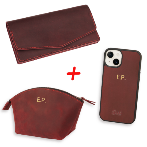 Piniginės Sofia, kosmetinės Vanessa Mini ir telefono dėklo rinkinys ...