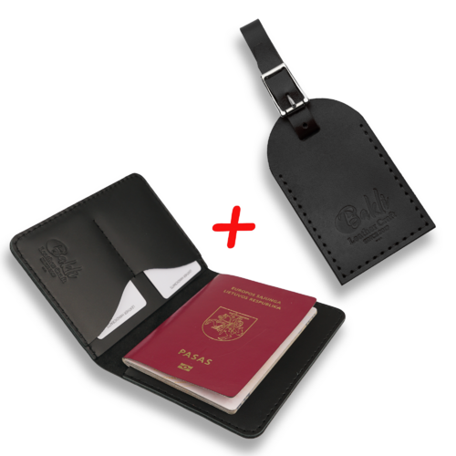 Paso dėklo ir lagamino etiketės rinkinys - Bakli.lt