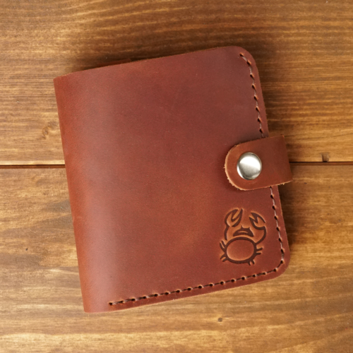 Odinė piniginė Marco Crazy Horse su zodiako ženklu - Bakli.lt