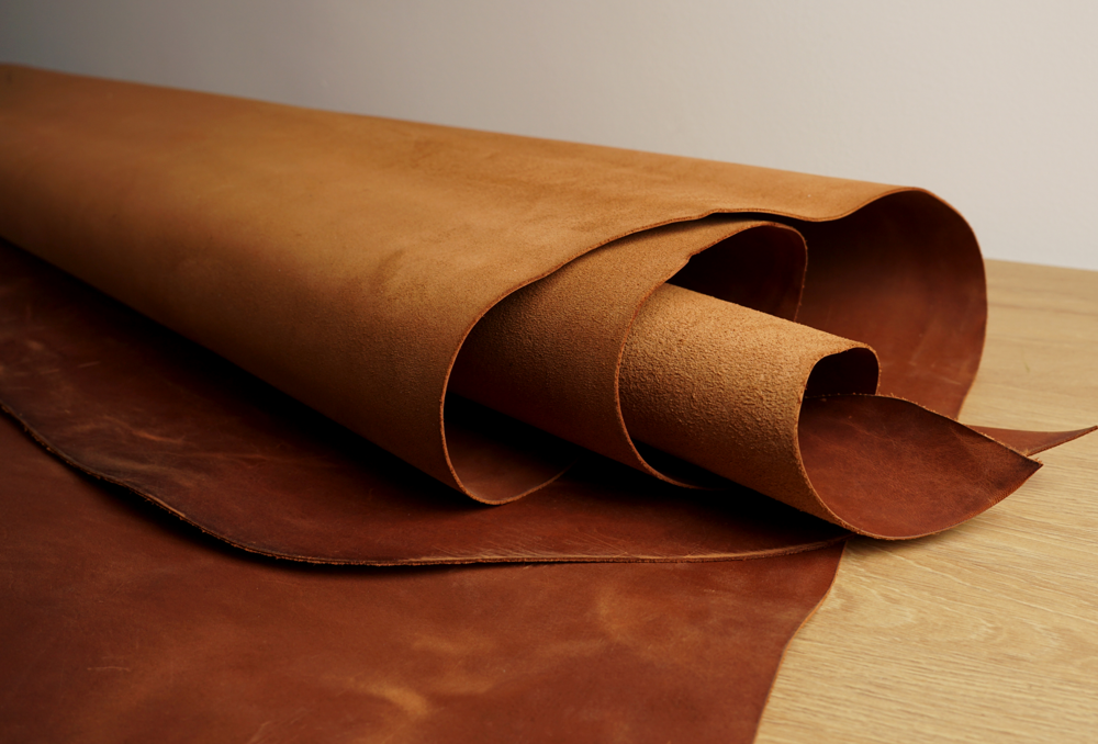 Leather wallet Asher Crazy Horse - Bakli.lt